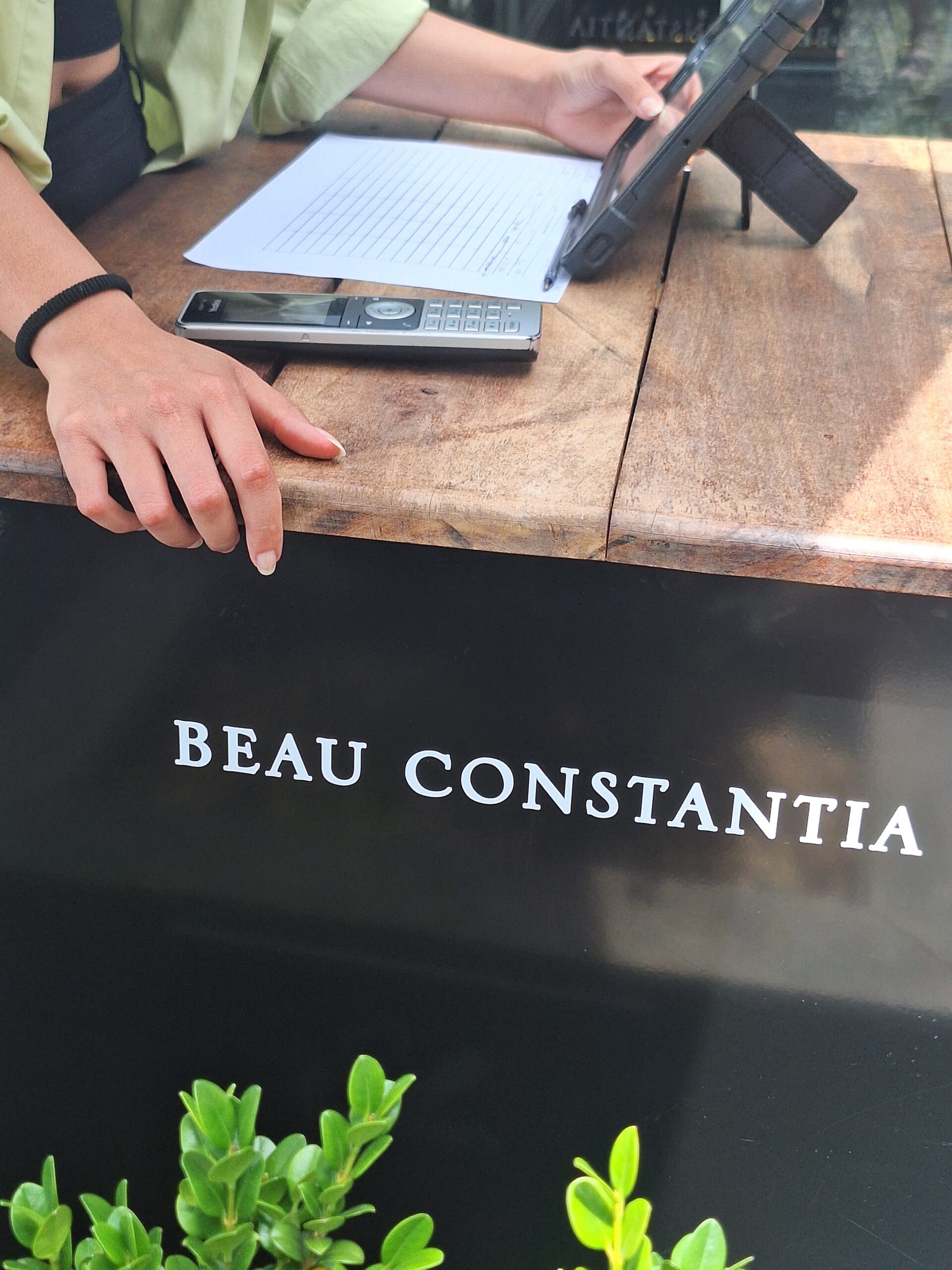 Constantia Wine Routes: Beau Constantia Boutique Wine Farm - Eat and Sleep